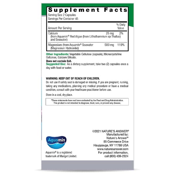 Marine Based Magnesium | Marine Based Magnesium Capsules