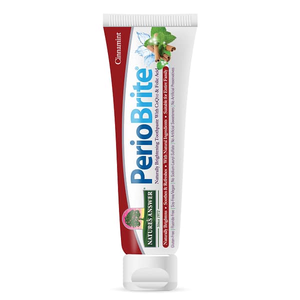 PerioBrite Toothpaste includes With CoQ10 & Folic Acid