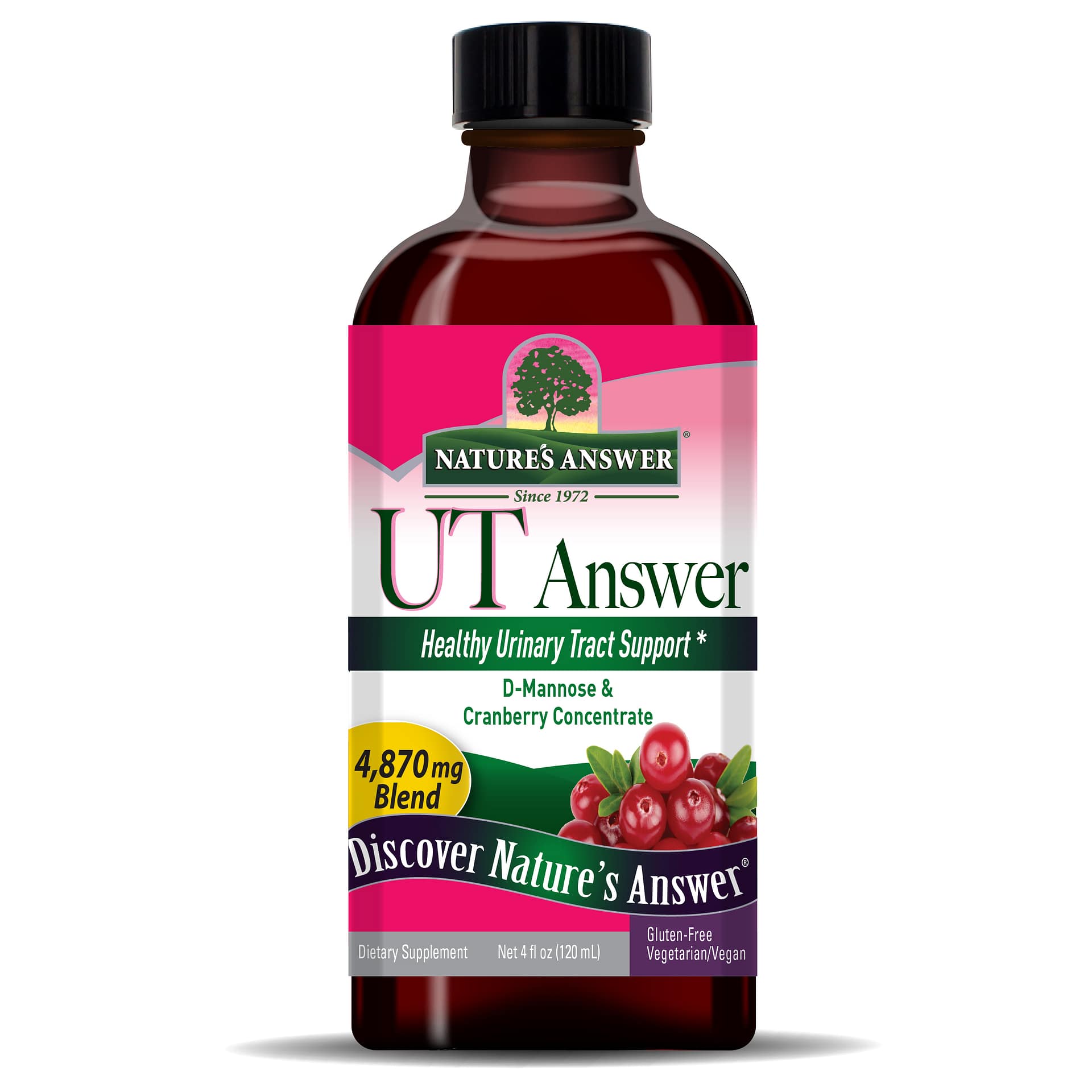 UT Answer Liquid | Purchase UT Answer D-Mannose Cranberry Liquid 4oz ...