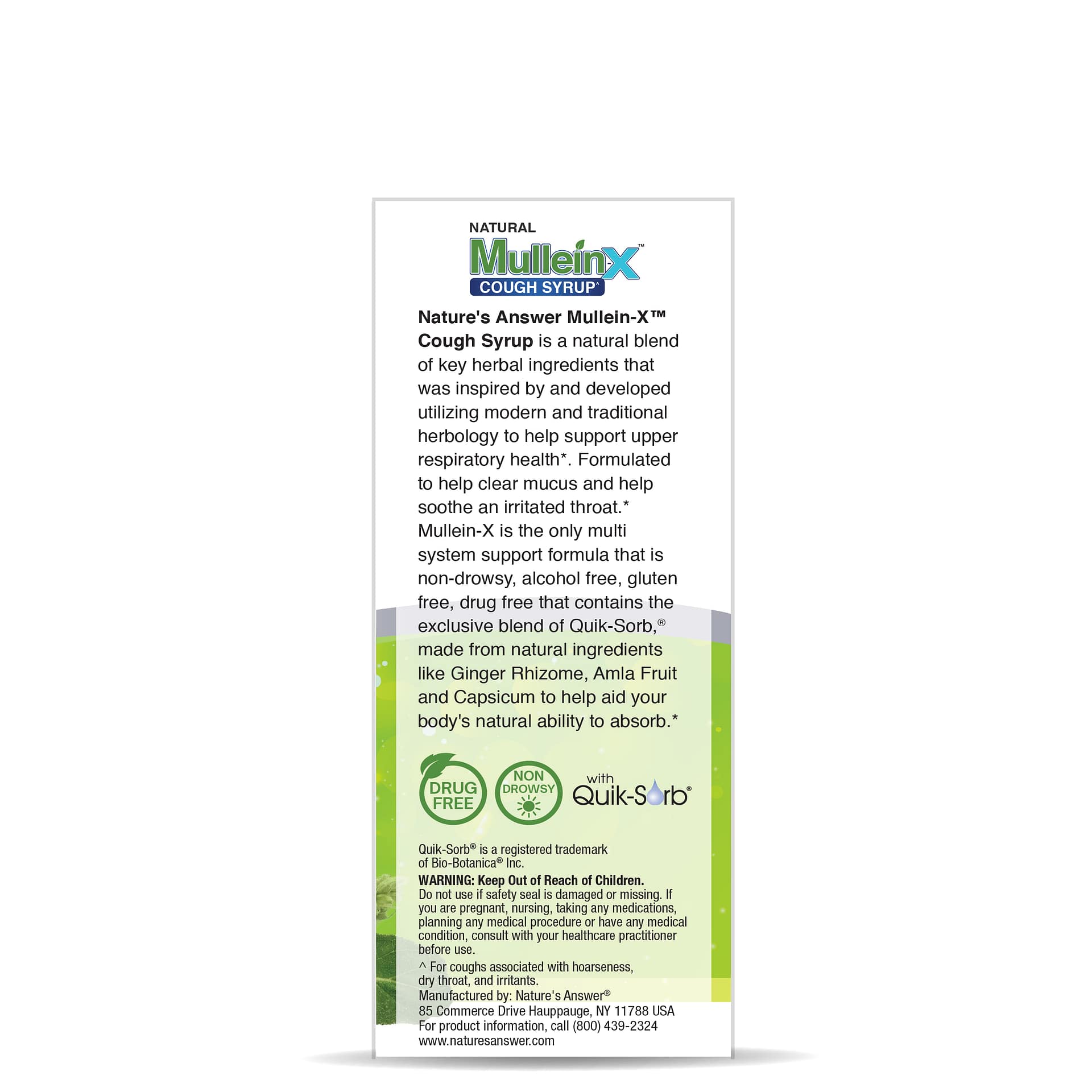 Mullein-X Cough Syrup - Multi System | Buy Mullein Cough Syrup - Nature ...